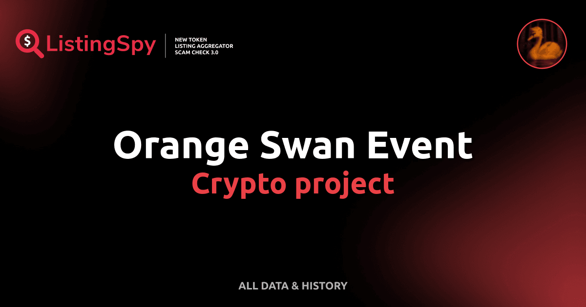 Orange Swan Event crypto project: OSE token listings, events, analysis ...