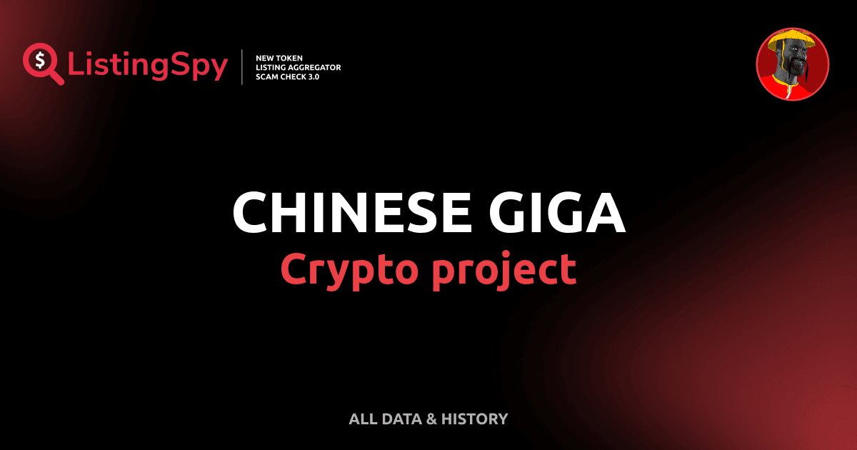 CHINESE GIGA crypto project: CHIGA token listings, events, analysis ...