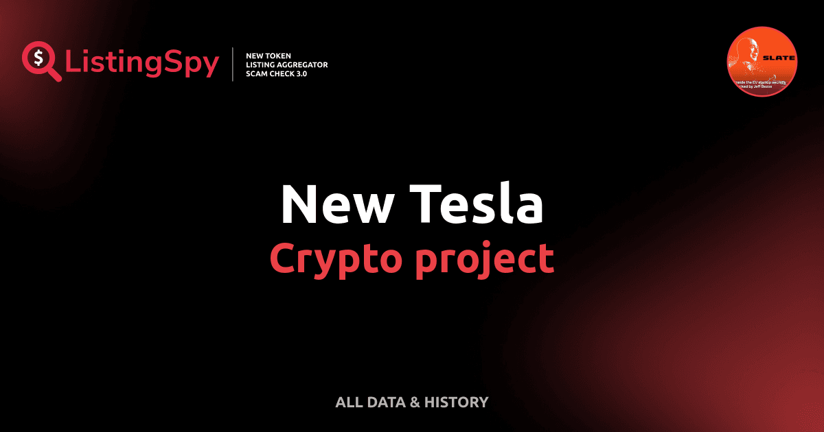 New Tesla crypto project: SlateAuto token listings, events, analysis ...