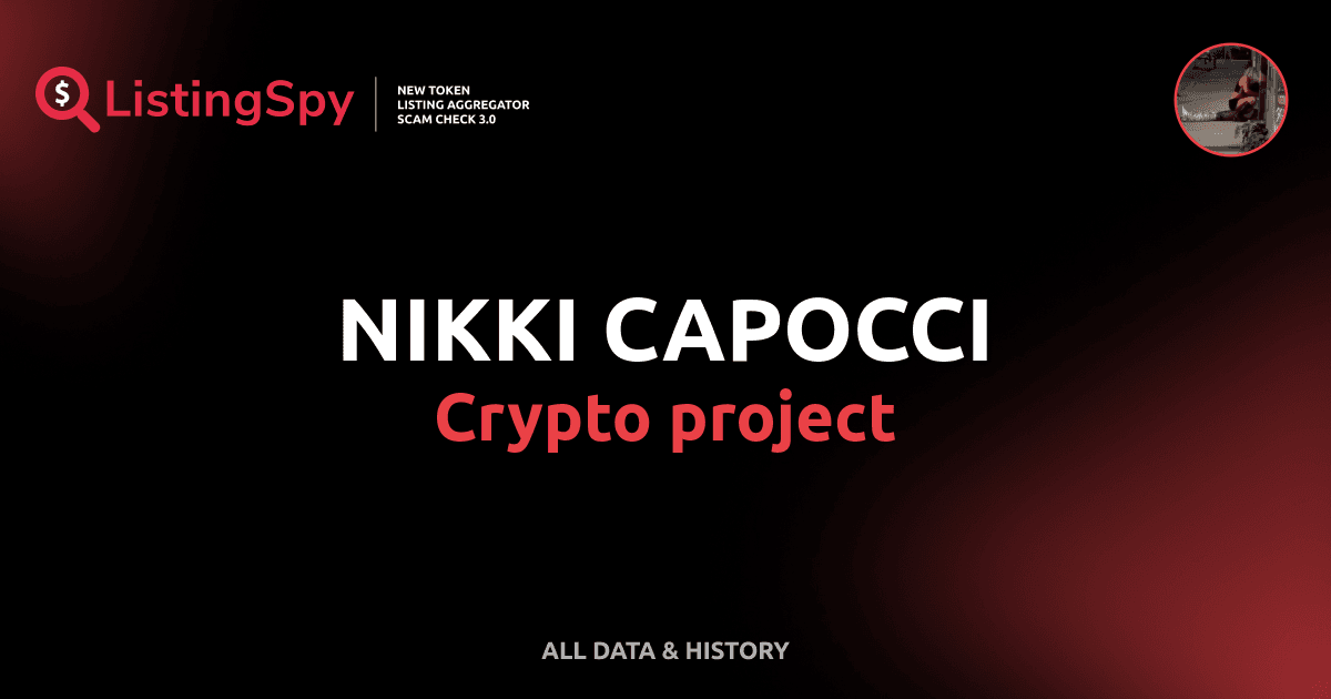 NIKKI CAPOCCI crypto project: GAYSON token listings, events, analysis ...