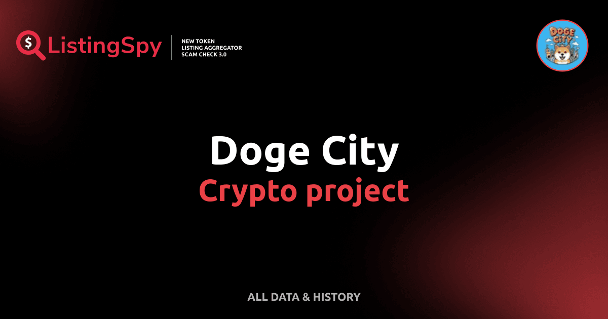 Doge City crypto project: DOGEN token listings, events, analysis | ListingSpy