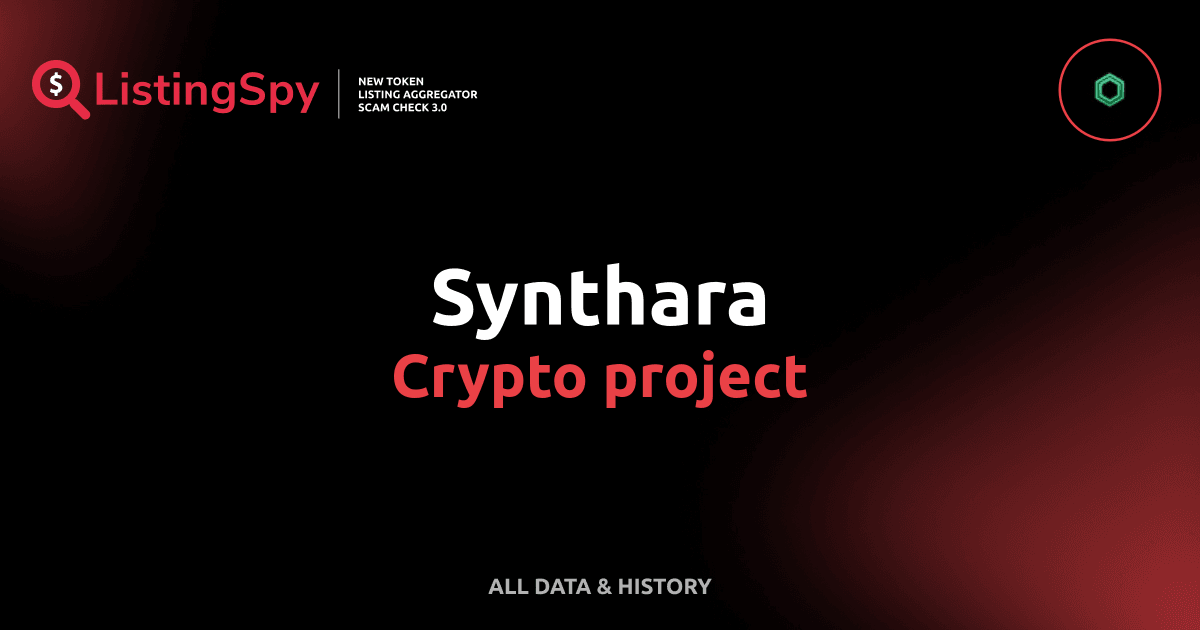 Synthara crypto project: SYNTH token listings, events, analysis ...