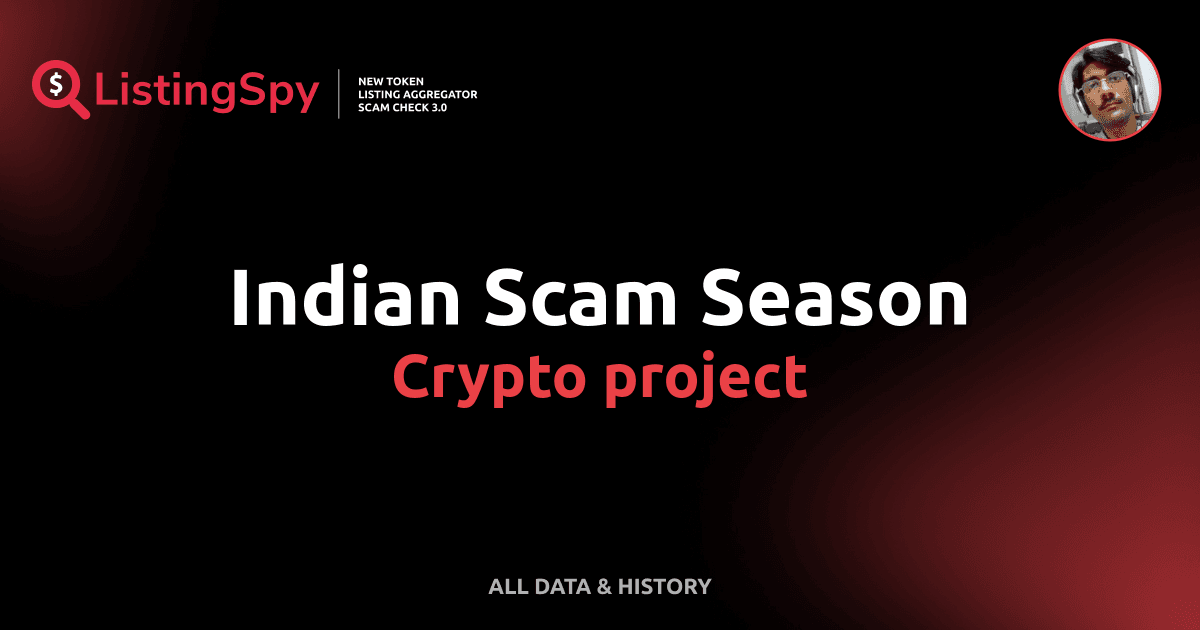 Indian Scam Season crypto project: SCAM token listings, events ...