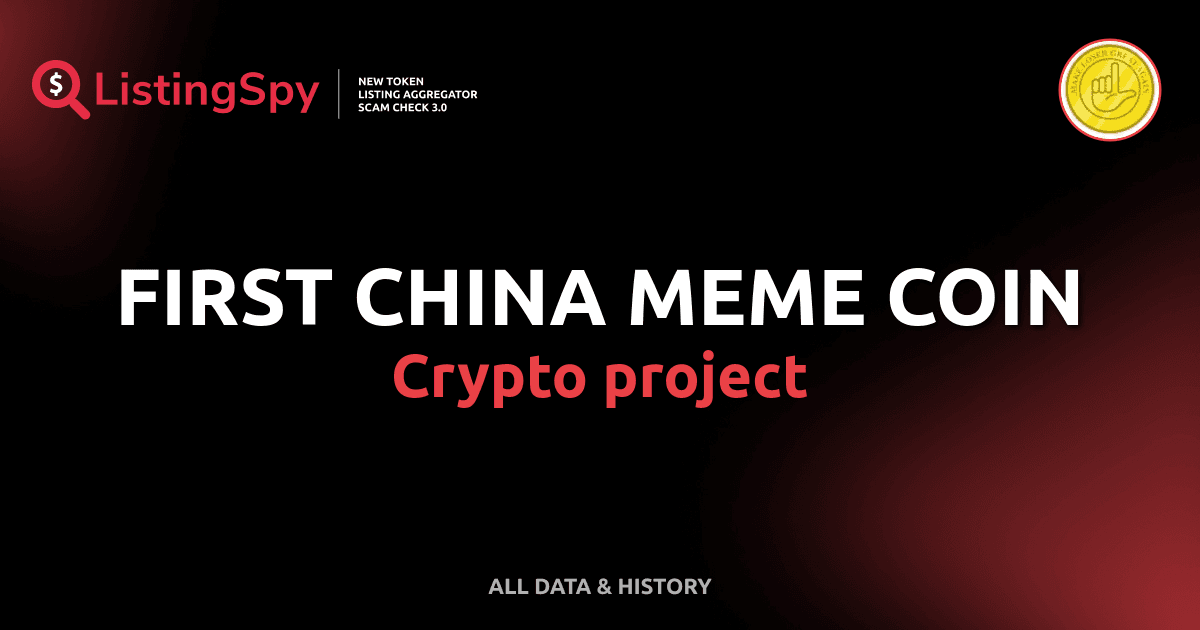 FIRST CHINA MEME COIN crypto project: LOSERCOIN token listings, events ...