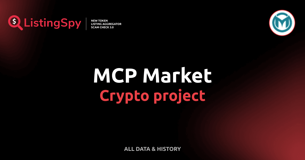 MCP Market crypto project: MCP token listings, events, analysis ...
