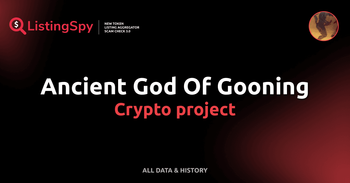 Ancient God Of Gooning crypto project: Enki token listings, events ...