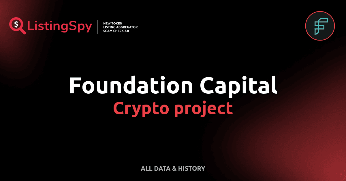Foundation Capital crypto project: FDC token listings, events, analysis | ListingSpy