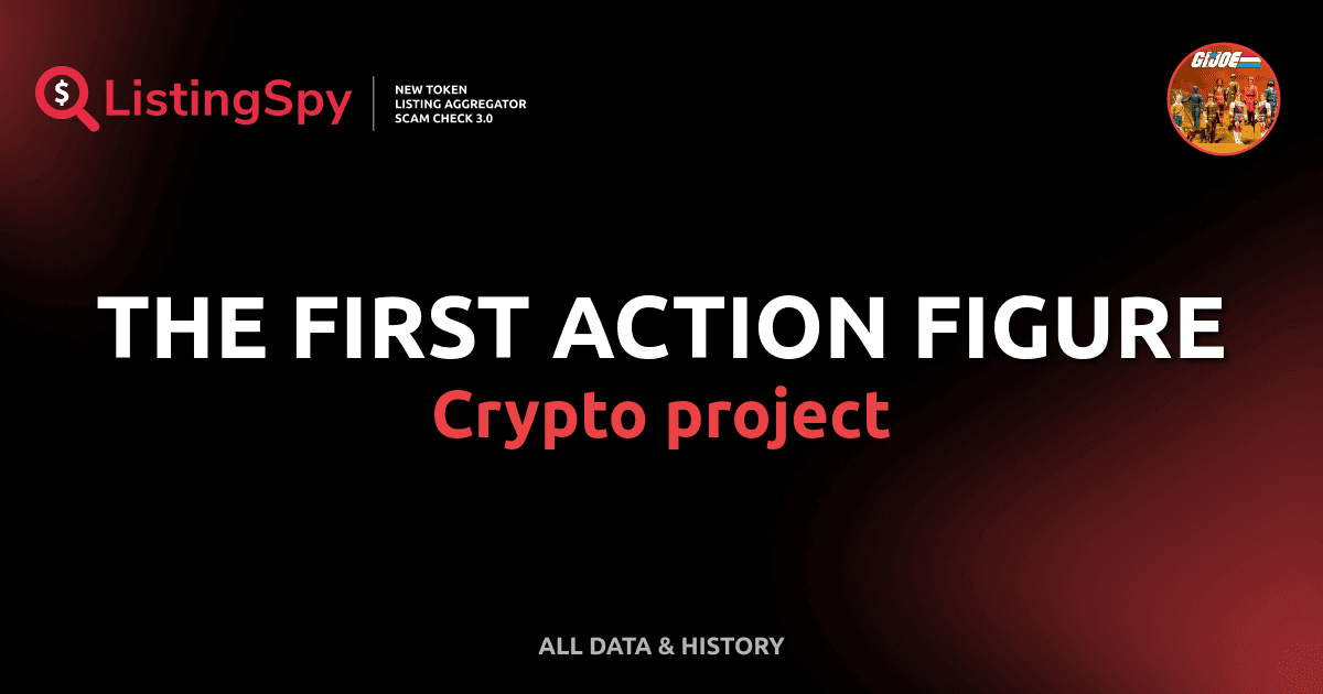 THE FIRST ACTION FIGURE crypto project: GIJOE token listings, events ...