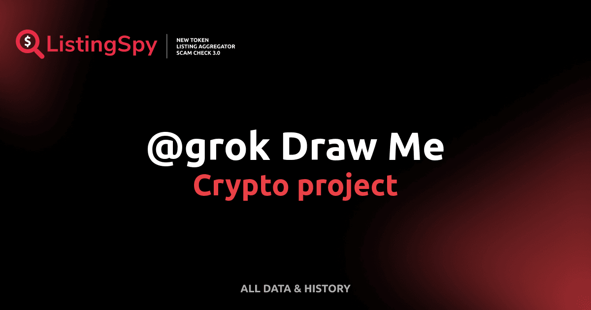 @grok Draw Me crypto project: DRAWIFY token listings, events, analysis ...