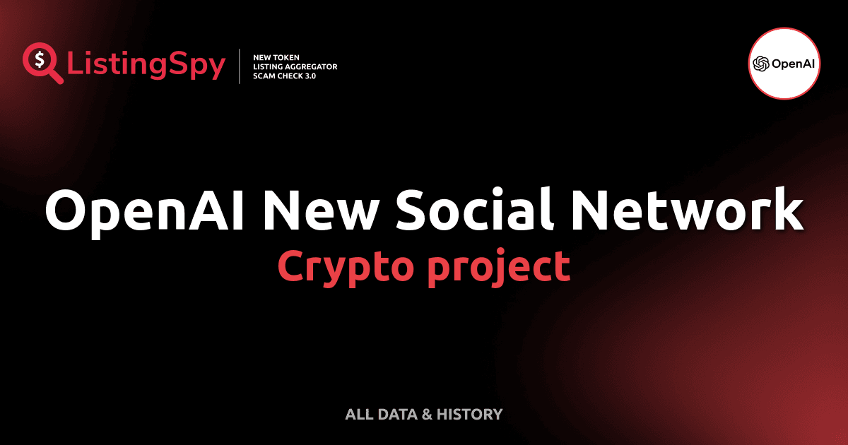 OpenAI New Social Network crypto project: WORLD token listings, events ...