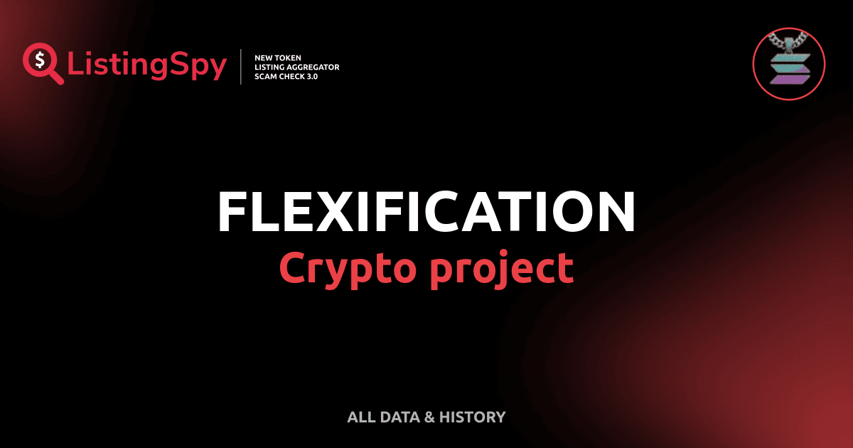 FLEXIFICATION crypto project: FLEX token listings, events, analysis ...