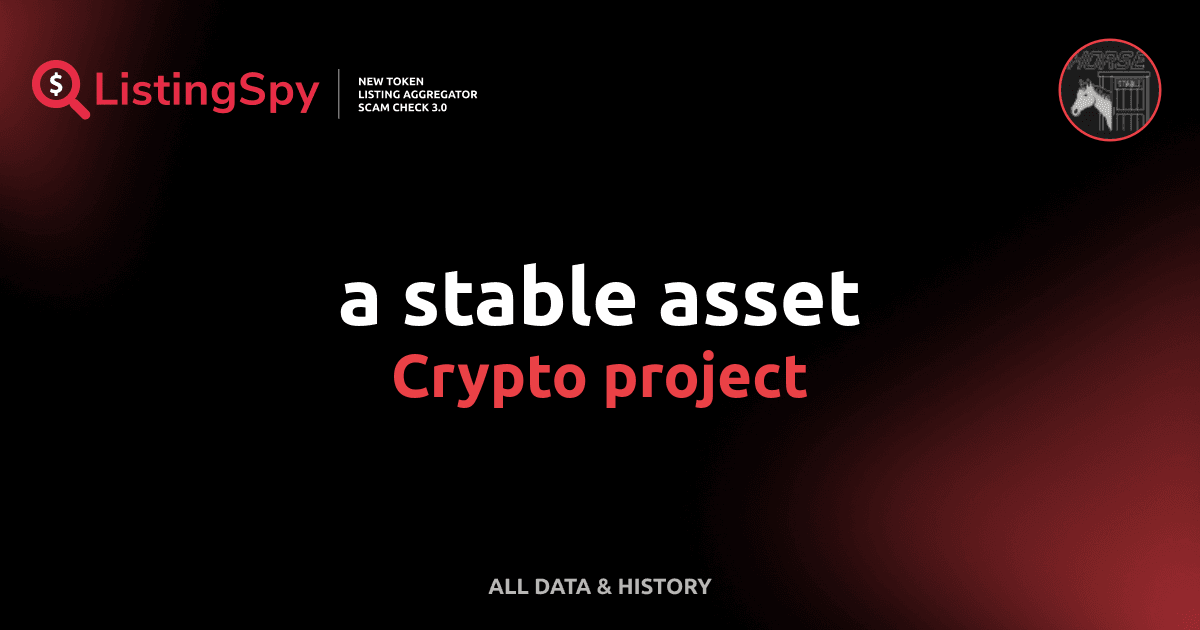 a stable asset crypto project: horse token listings, events, analysis ...