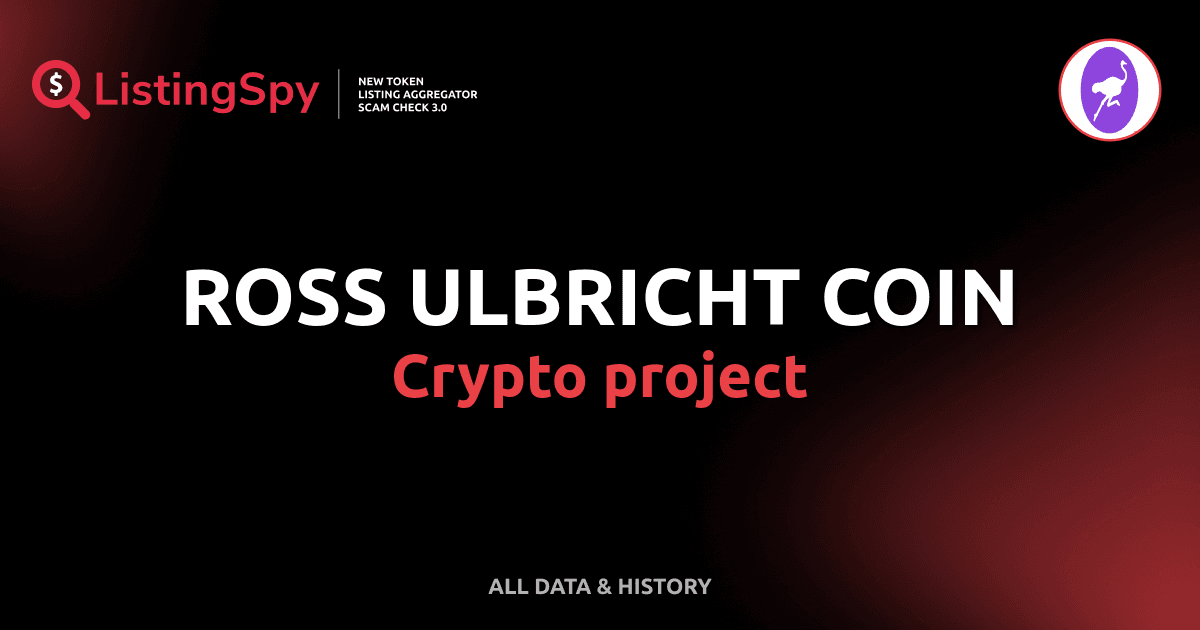 ROSS ULBRICHT COIN crypto project: NOSTR token listings, events ...