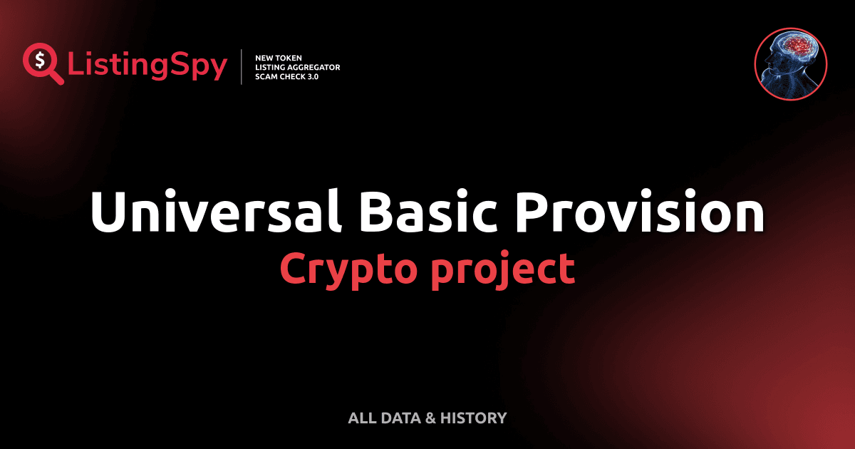 Universal Basic Provision crypto project: UBP token listings, events ...