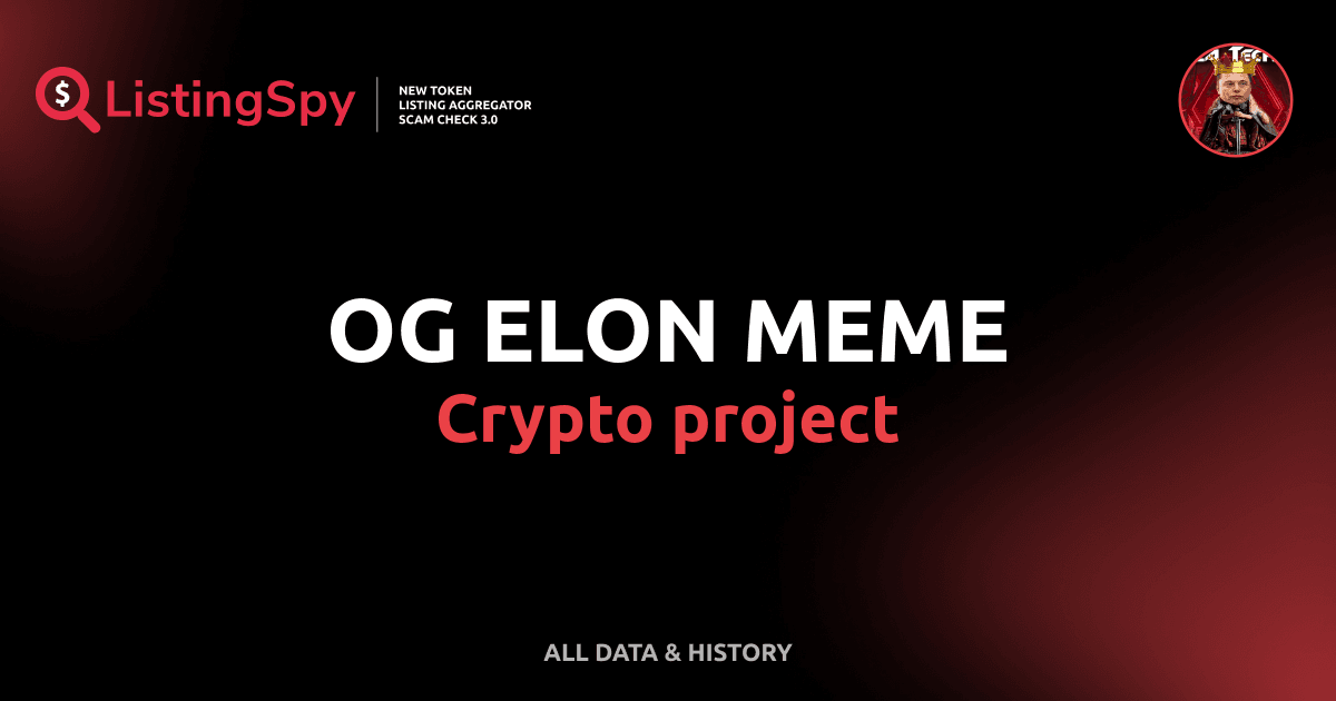 OG ELON MEME crypto project: TECHNOKING token listings, events ...