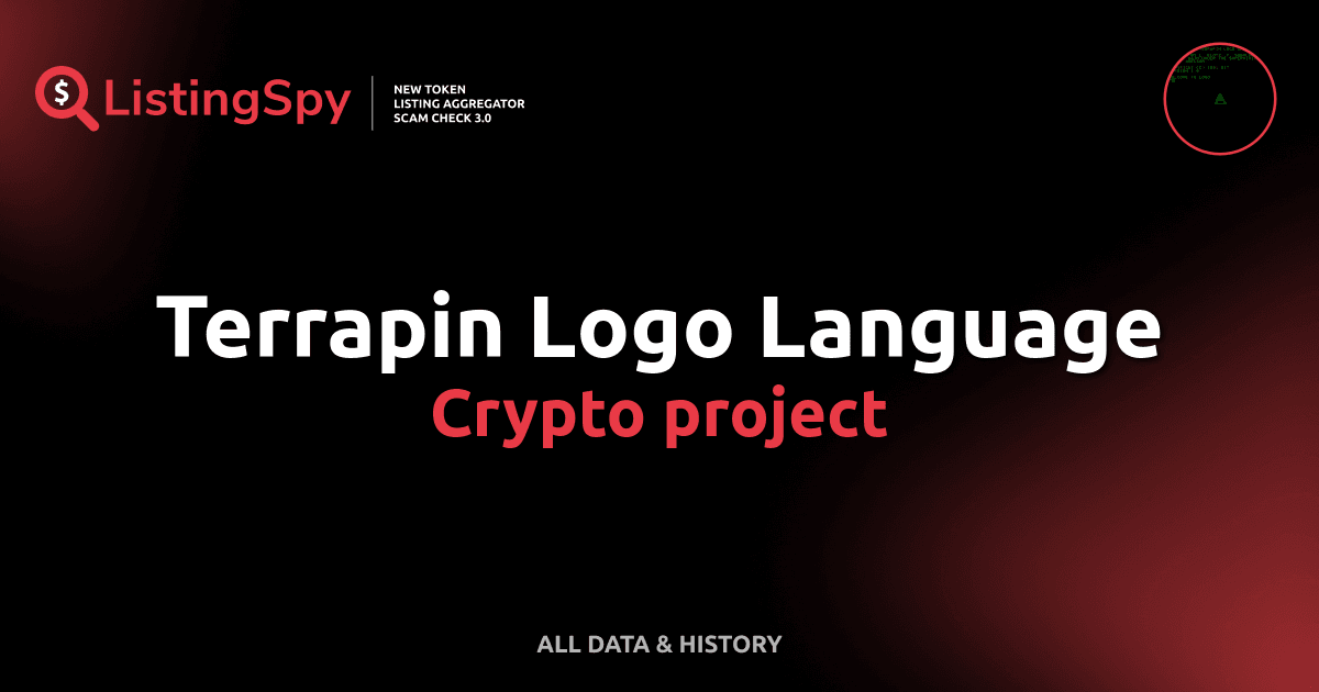 Terrapin Logo Language crypto project: Kturtle token listings, events ...