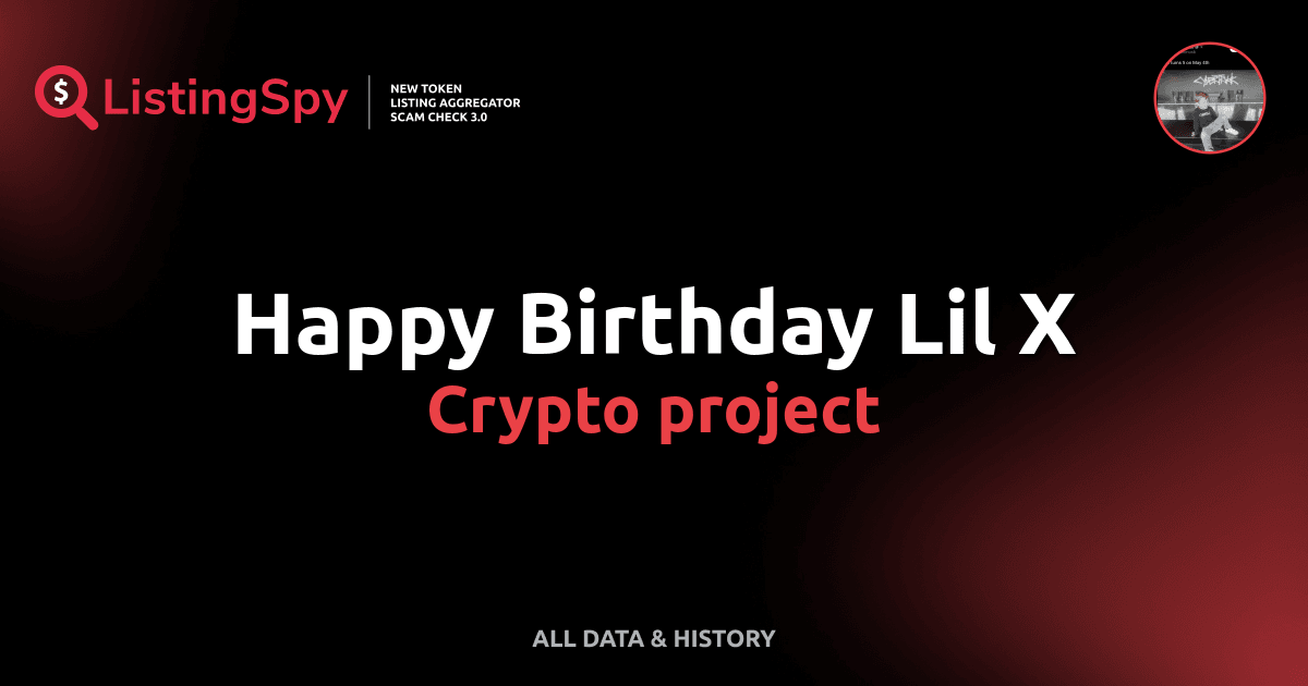 Happy Birthday Lil X crypto project: Lil X token listings, events ...
