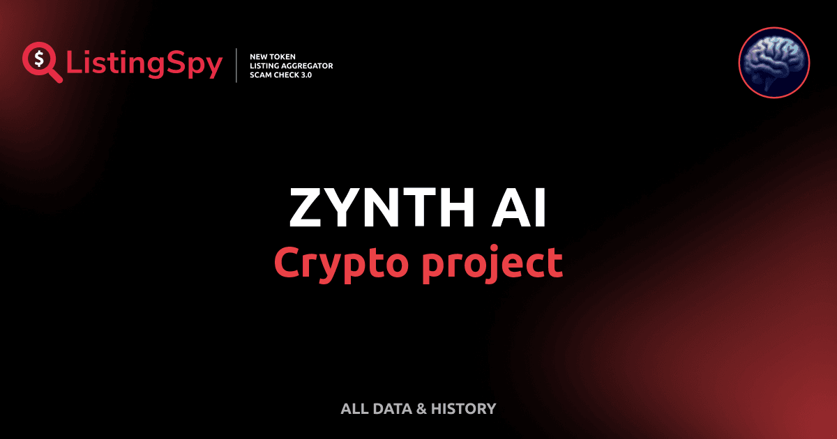 ZYNTH AI crypto project: ZYNTH token listings, events, analysis ...