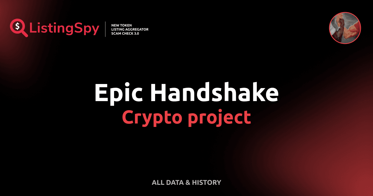 Epic Handshake crypto project: Handshake token listings, events ...
