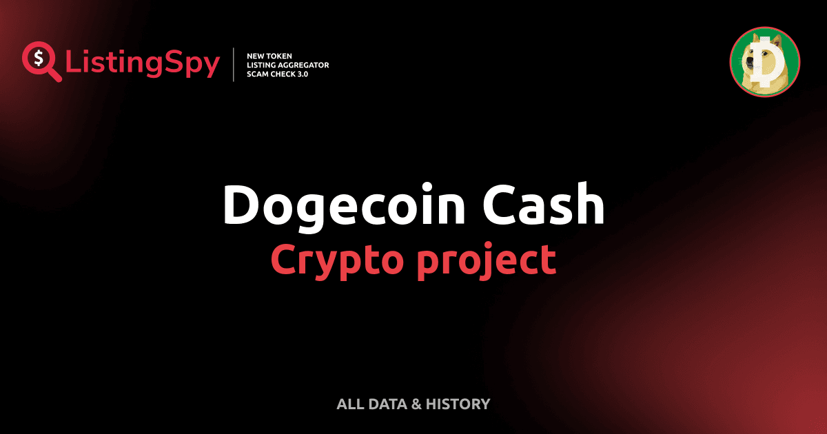 Dogecoin Cash crypto project: DOG token listings, events, analysis ...