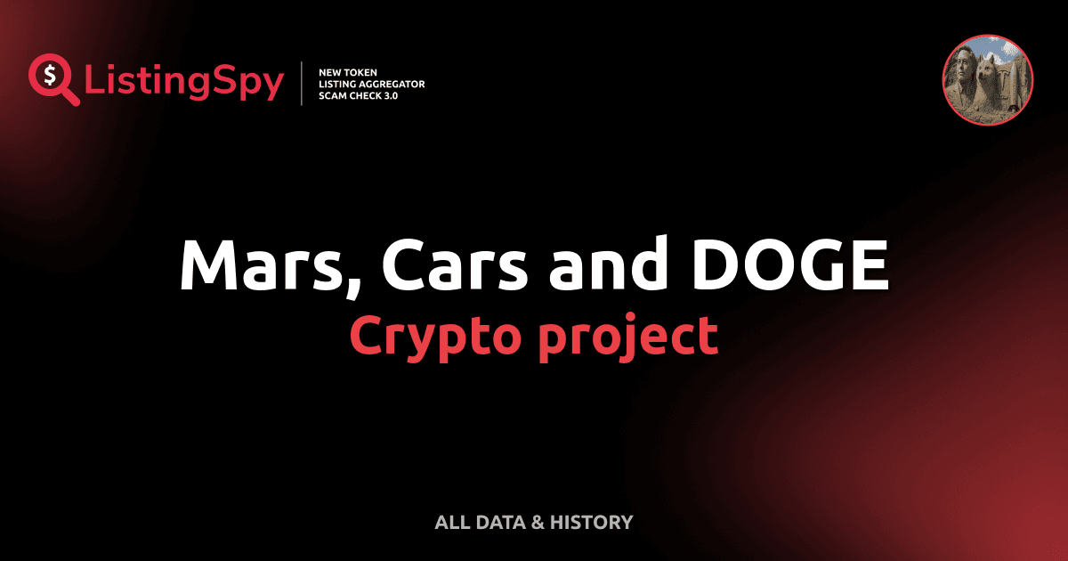 Mars, Cars and DOGE crypto project: MCAD token listings, events ...