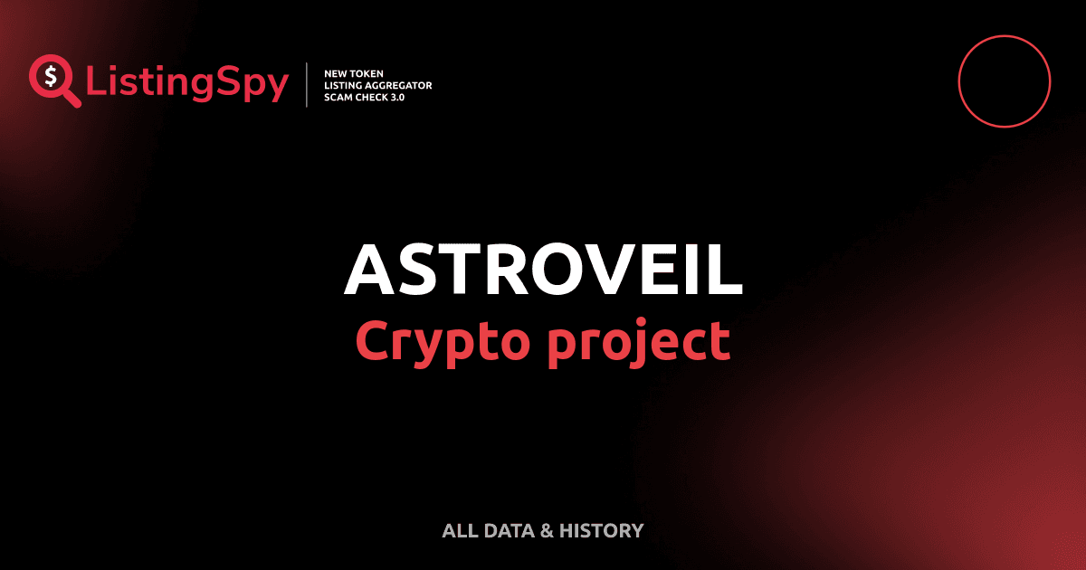 ASTROVEIL crypto project: ASTRO token listings, events, analysis ...