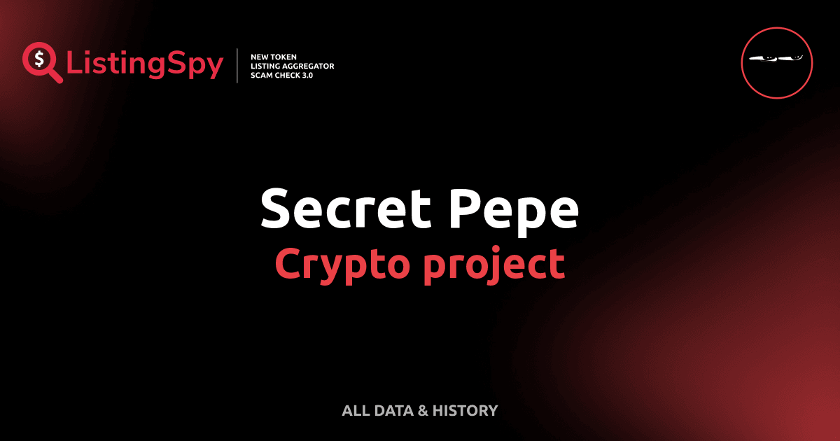 Secret Pepe crypto project: SEPE token listings, events, analysis ...