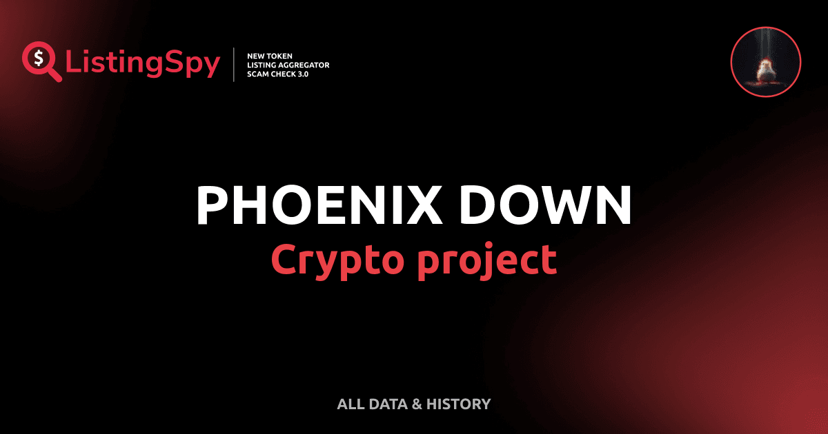PHOENIX DOWN crypto project: PHNX token listings, events, analysis ...
