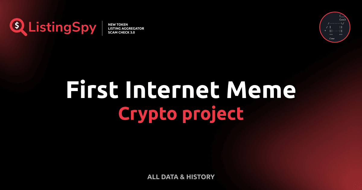 First Internet Meme crypto project: Cow token listings, events ...