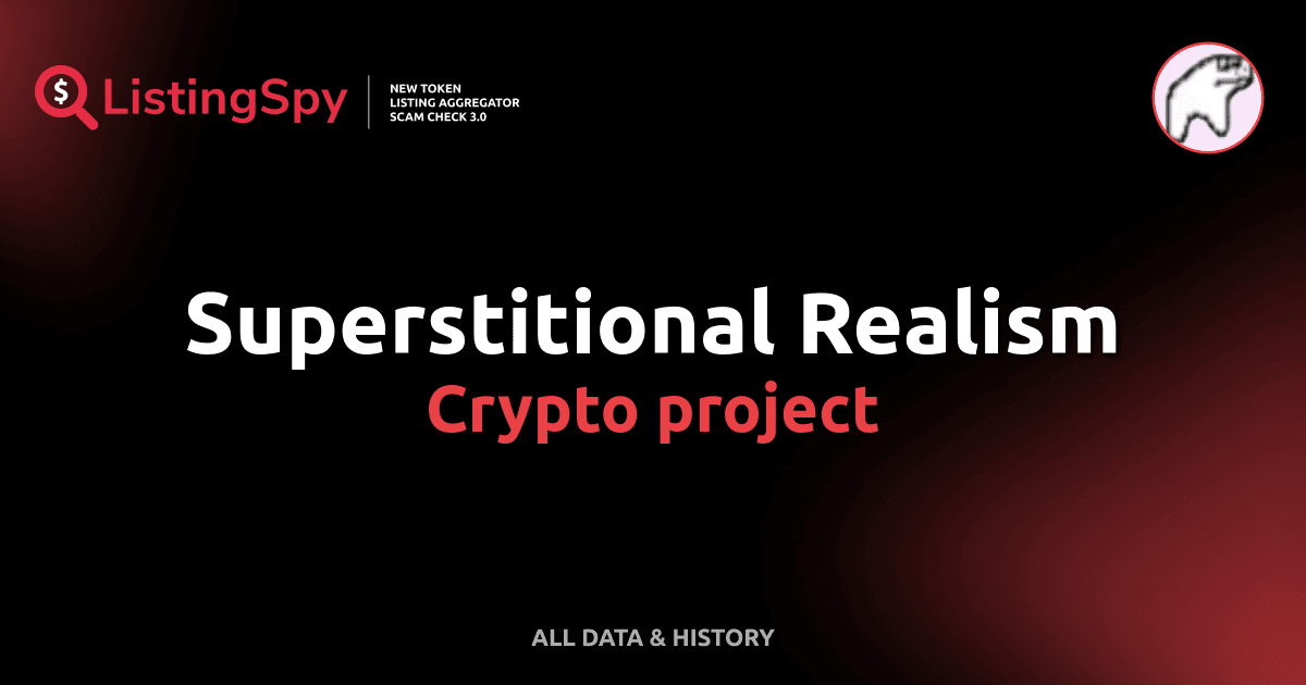 Superstitional Realism crypto project: WHITE token listings, events ...