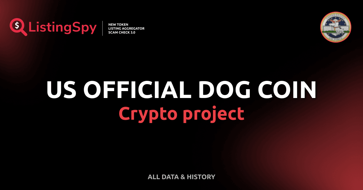 US OFFICIAL DOG COIN crypto project: DOG token listings, events ...