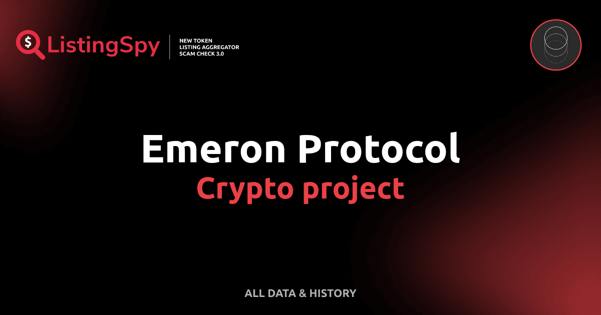 Emeron Protocol crypto project: Emeron token listings, events, analysis ...