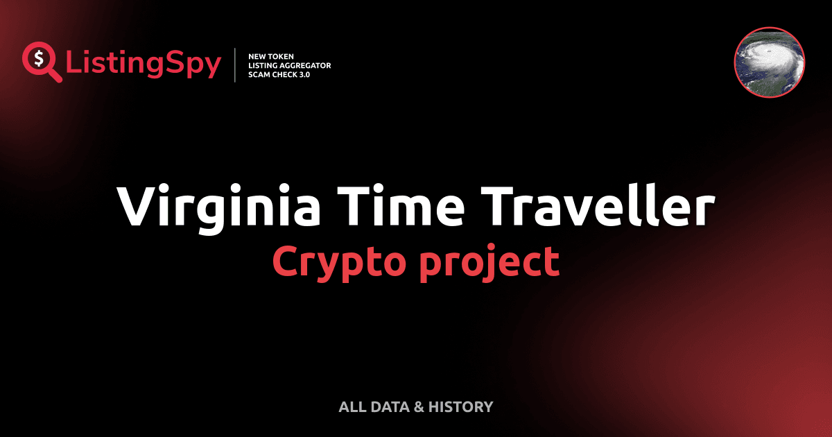Virginia Time Traveller crypto project: John token listings, events ...