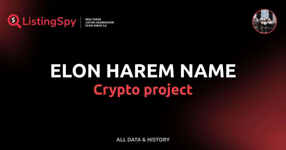 ELON HAREM NAME crypto project: The Legion token listings, events ...