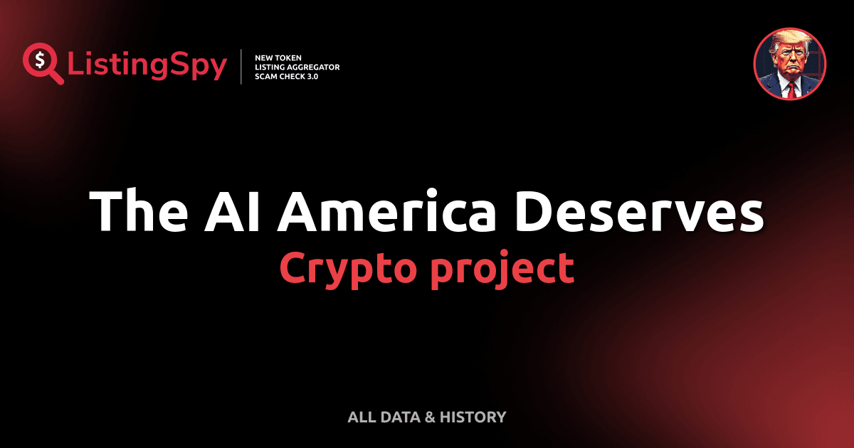 The AI America Deserves crypto project: trumpai token listings, events ...