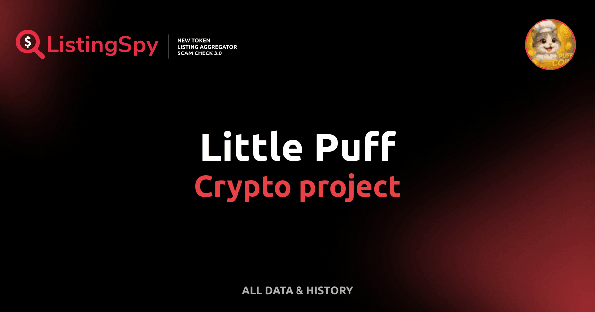 Little Puff crypto project: PUFF token listings, events, analysis ...