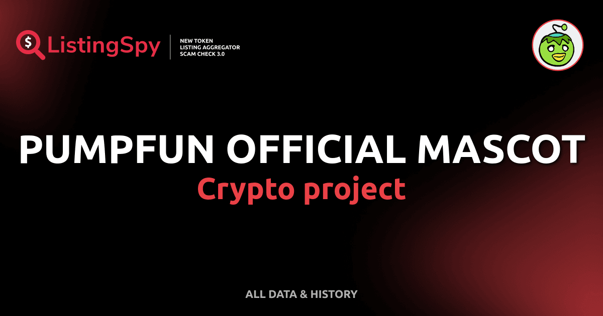 PUMPFUN OFFICIAL MASCOT crypto project: PUMPIN token listings, events ...