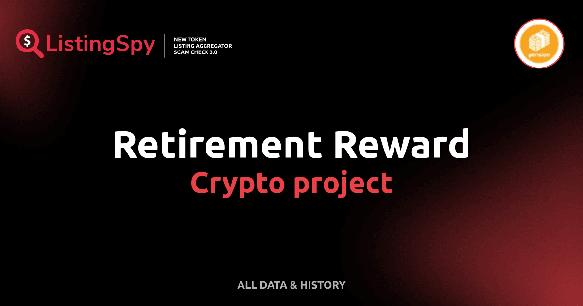 Retirement Reward crypto project: PENSION token listings, events ...