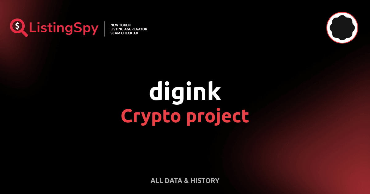 digink crypto project: ink token listings, events, analysis | ListingSpy