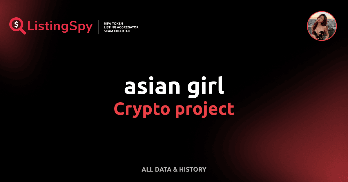asian girl crypto project: ASG token listings, events, analysis | ListingSpy