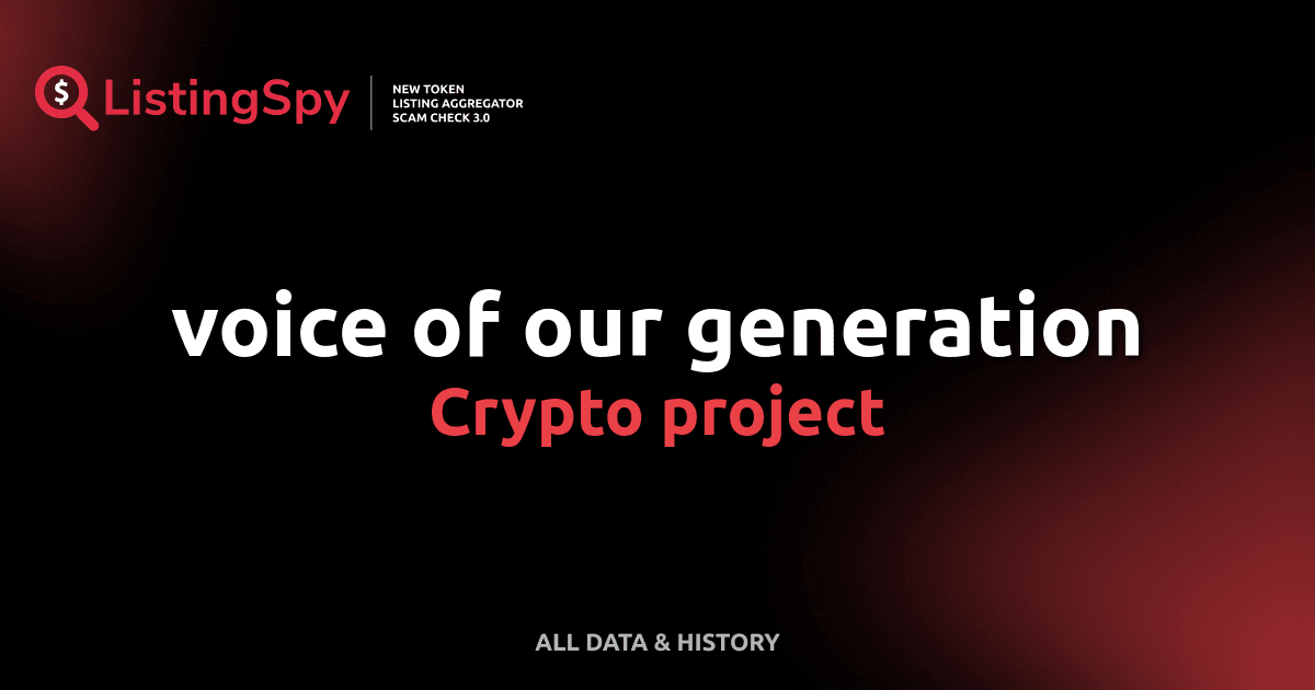 voice of our generation crypto project: kanye token listings, events ...
