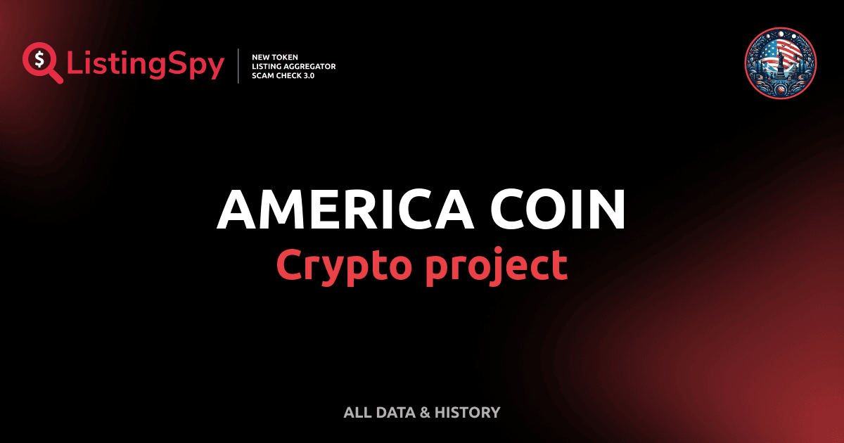 AMERICA COIN crypto project: AMERICA token listings, events, analysis ...