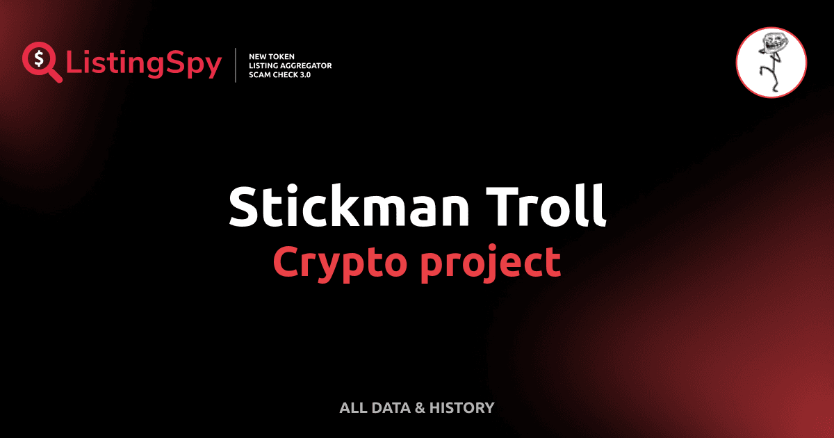 Stickman Troll crypto project: STROLL token listings, events, analysis ...