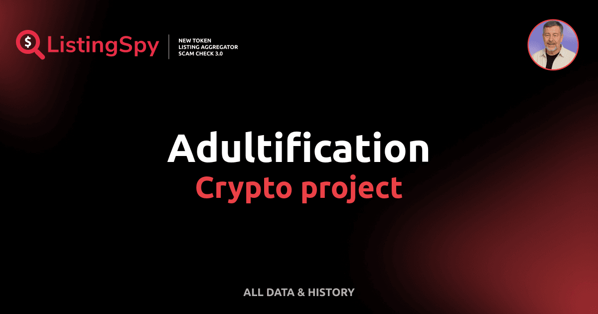 Adultification crypto project: Adultify token listings, events ...