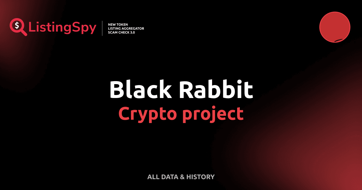 Black Rabbit crypto project: BRB token listings, events, analysis ...