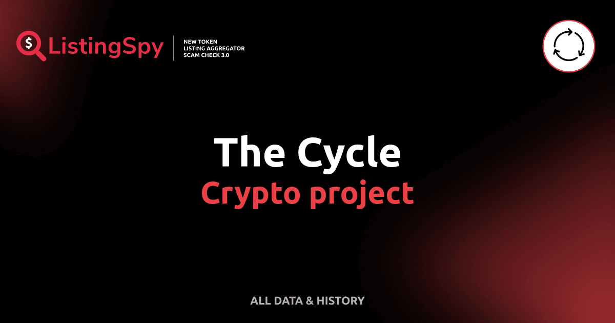 The Cycle crypto project: CYCLE token listings, events, analysis ...