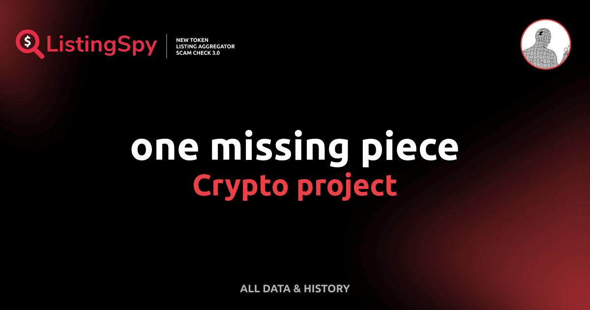 one missing piece crypto project: PIECE token listings, events ...