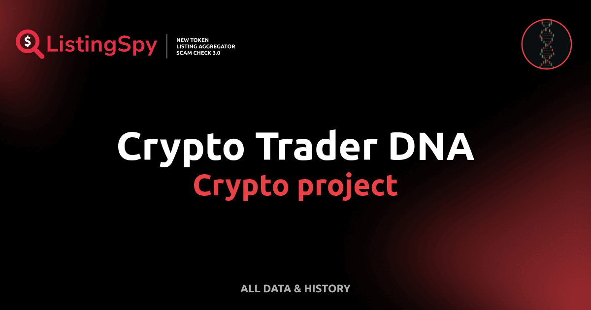 Crypto Trader DNA crypto project: CTDNA token listings, events ...