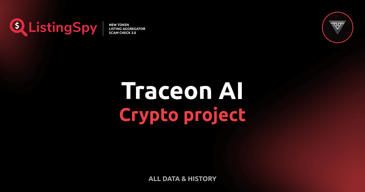 Traceon AI crypto project: TOAI token listings, events, analysis ...