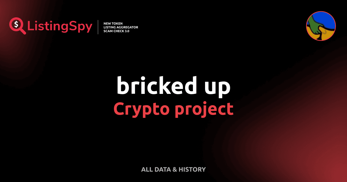 bricked up crypto project: bricked token listings, events, analysis ...